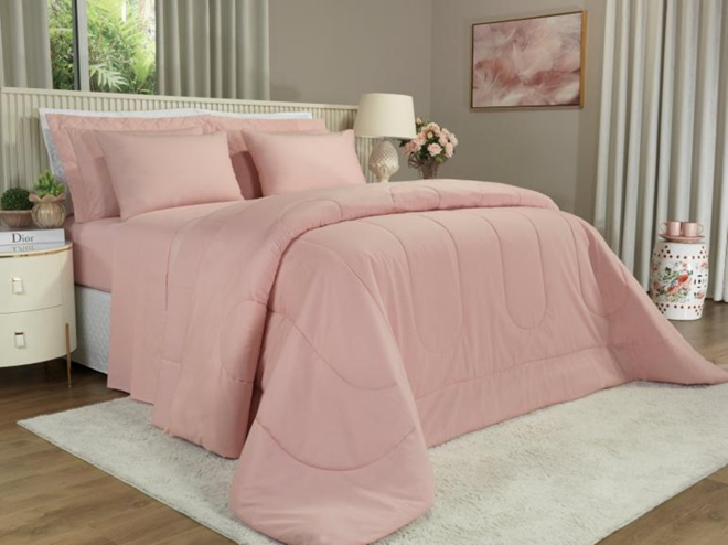 Edredom Queen Malha 100% Algodão Naturalle - Edredom Queen Malha 100% ...